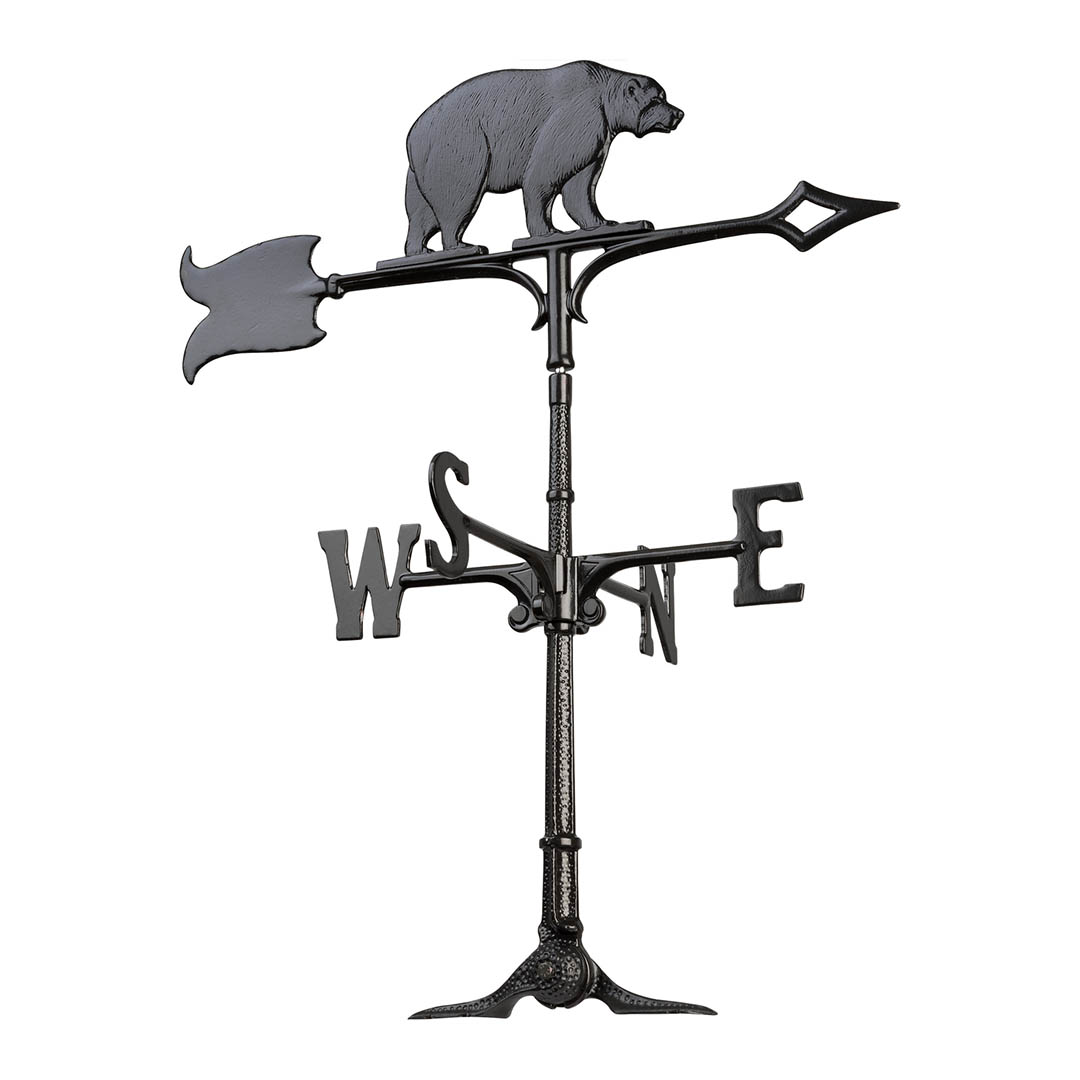 Historic Houseparts, Inc. > Weathervanes > 30" Traditional Black Bear ...