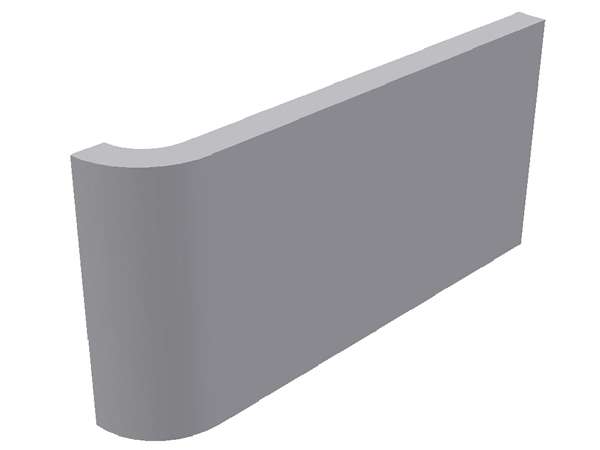 Historic Houseparts, Inc. > Subway Base & Trim Tile > Radius Bullnose ...