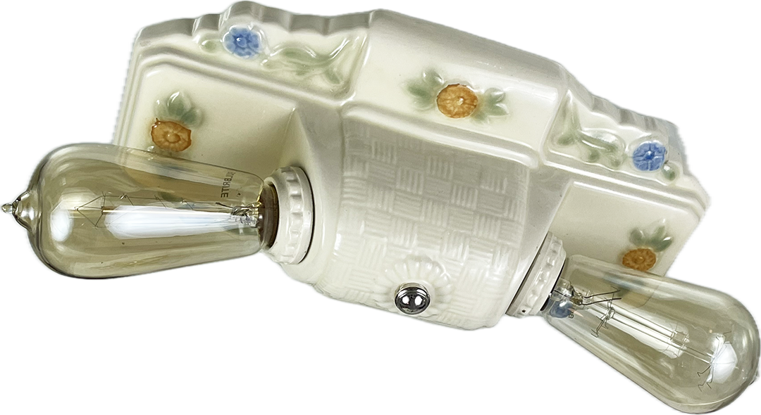 Historic Houseparts, Inc. > Antique "Porcelier" Porcelain Ceiling Light ...