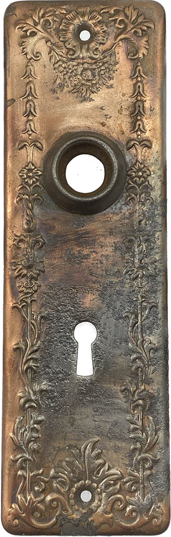 Historic Houseparts, Inc. > Antique Door Plates > Antique Wrought Steel ...