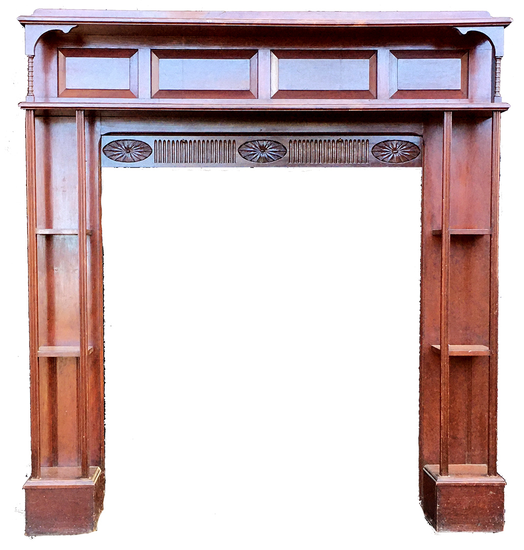 Historic Houseparts, Inc. > Antique Fireplace Mantels > Antique Federal ...