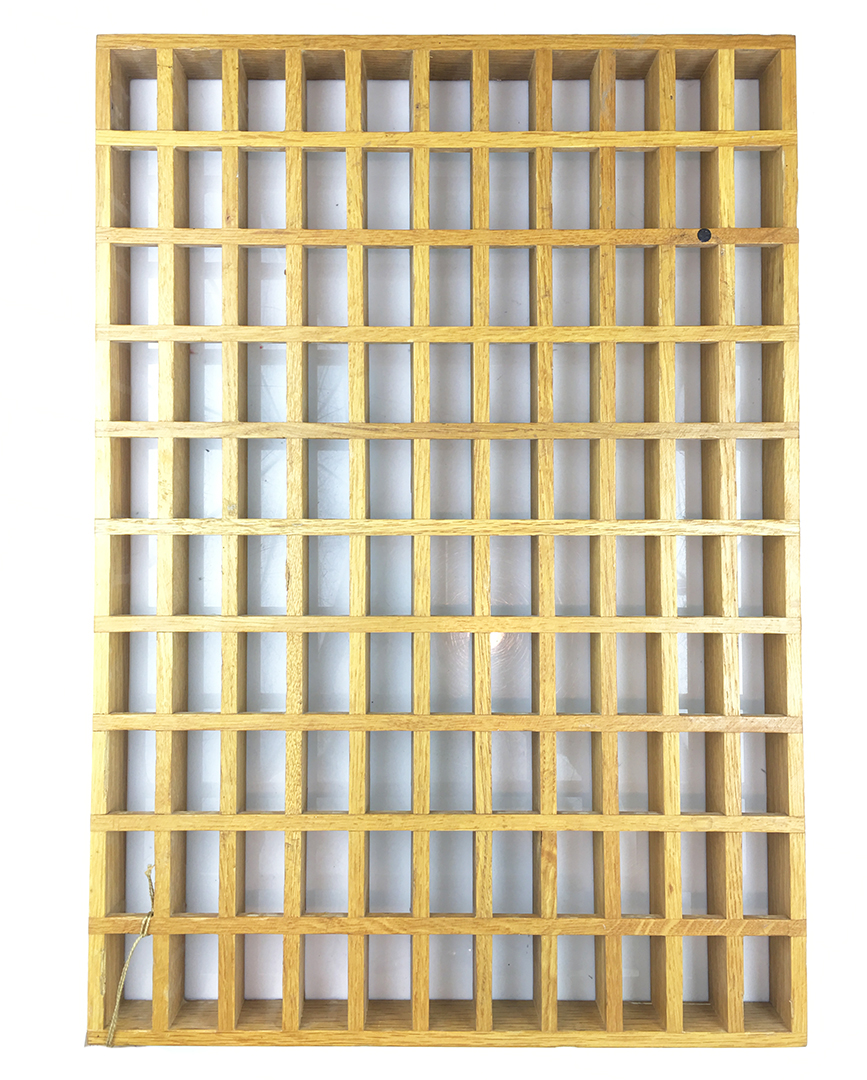 Historic Houseparts, Inc. > Antique White Oak Wooden Cold Air Return Grate