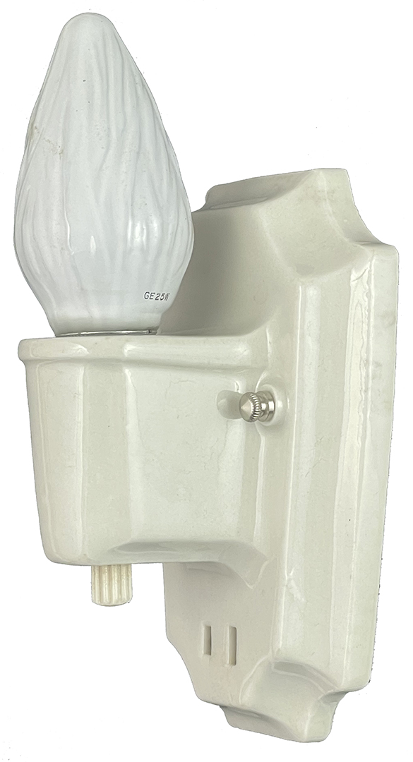 Historic Houseparts, Inc. > Antique Porcelain Wall Light Sconce Fixture ...