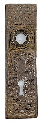 Historic Houseparts, Inc. > Antique Door Plates > Antique Cast Iron ...