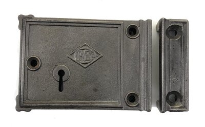 Historic Houseparts, Inc. > Antique Rim Locks > Antique Cast Iron ...