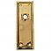 Historic Houseparts, Inc. > Door Plates > Solid Brass Door Plate - No ...